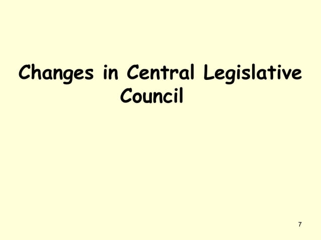 1861 indian councils act | PPT