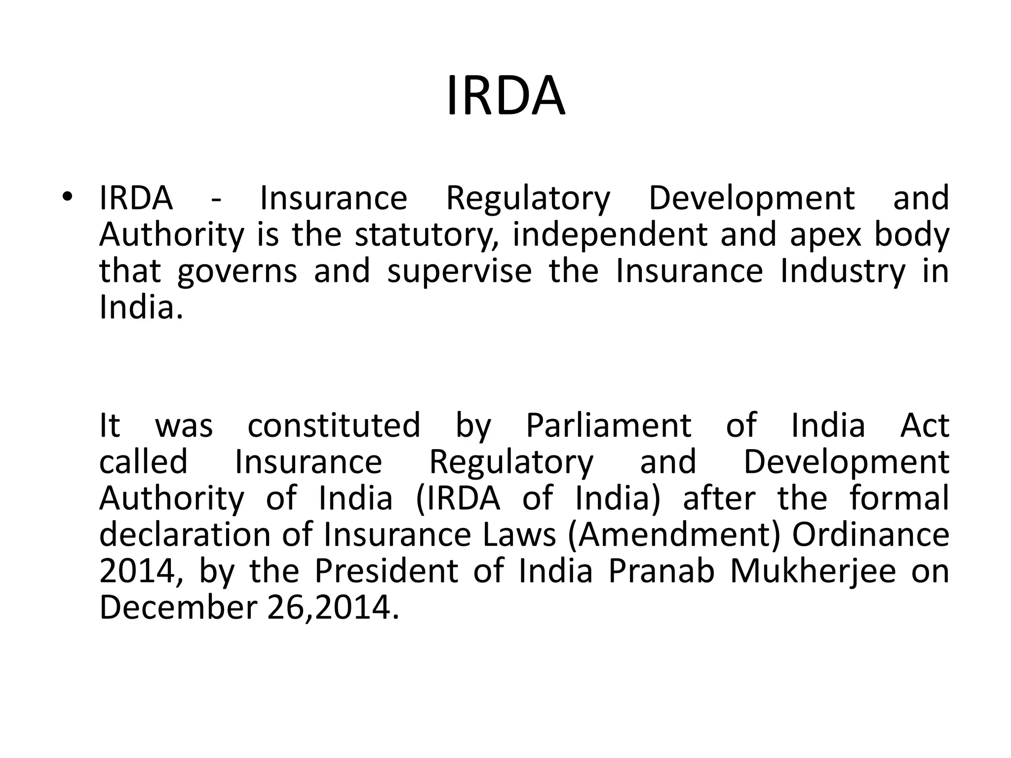 1861_IRDA - Role, Objectives and Functions.pptx
