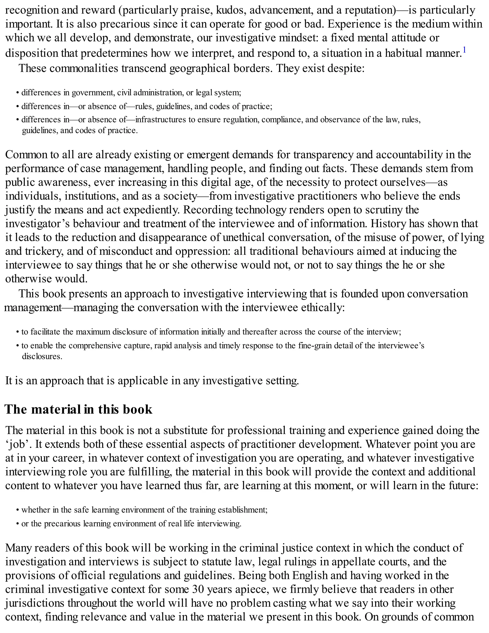 Investigative Interviewing The Conversation Management Approach 2nd ...