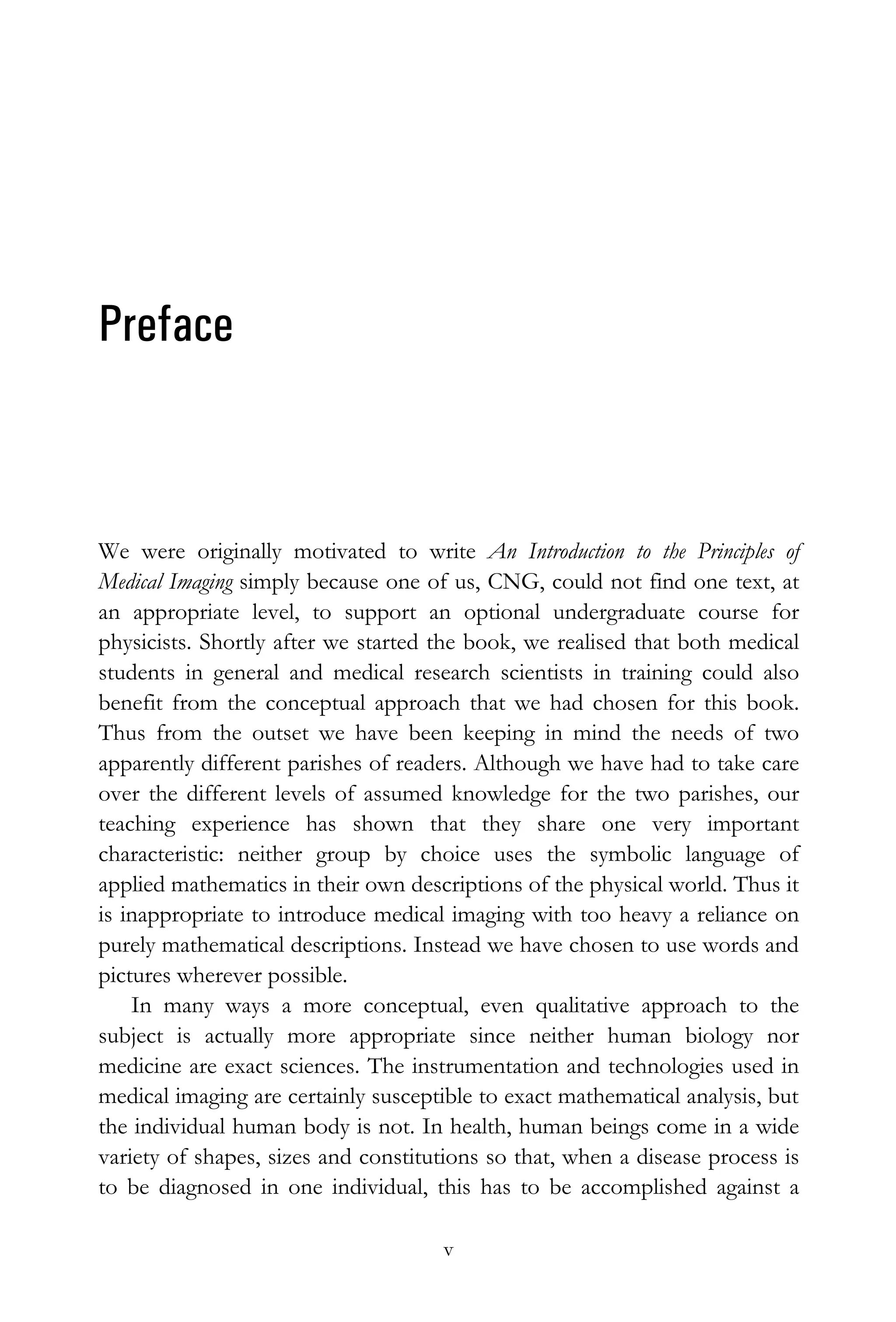An introduction to the principles of medical imaging Chris Guy | PDF