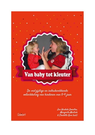 voorkant boek van baby tot kleuter in word file | DOCX