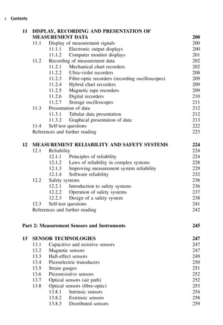 Measurement and Instrumentation Principles Third Edition Alan S Morris ...