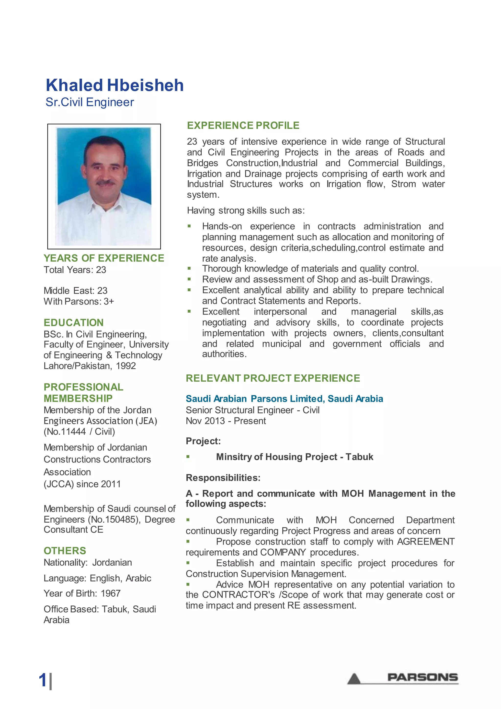 Khaled Hubaisheh Resume | DOCX