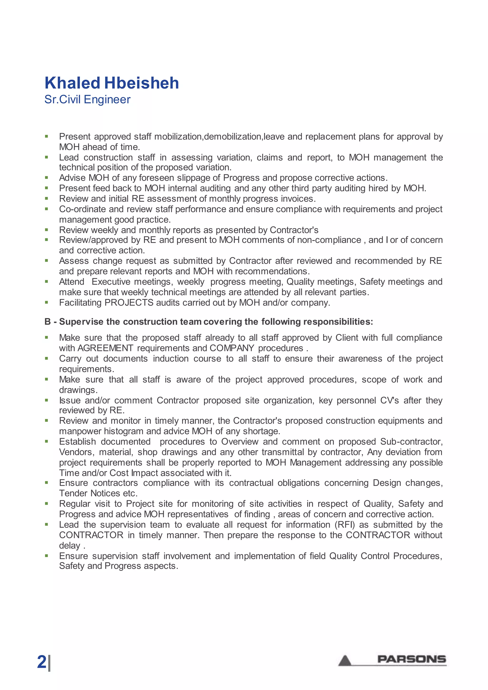 Khaled Hubaisheh Resume | DOCX