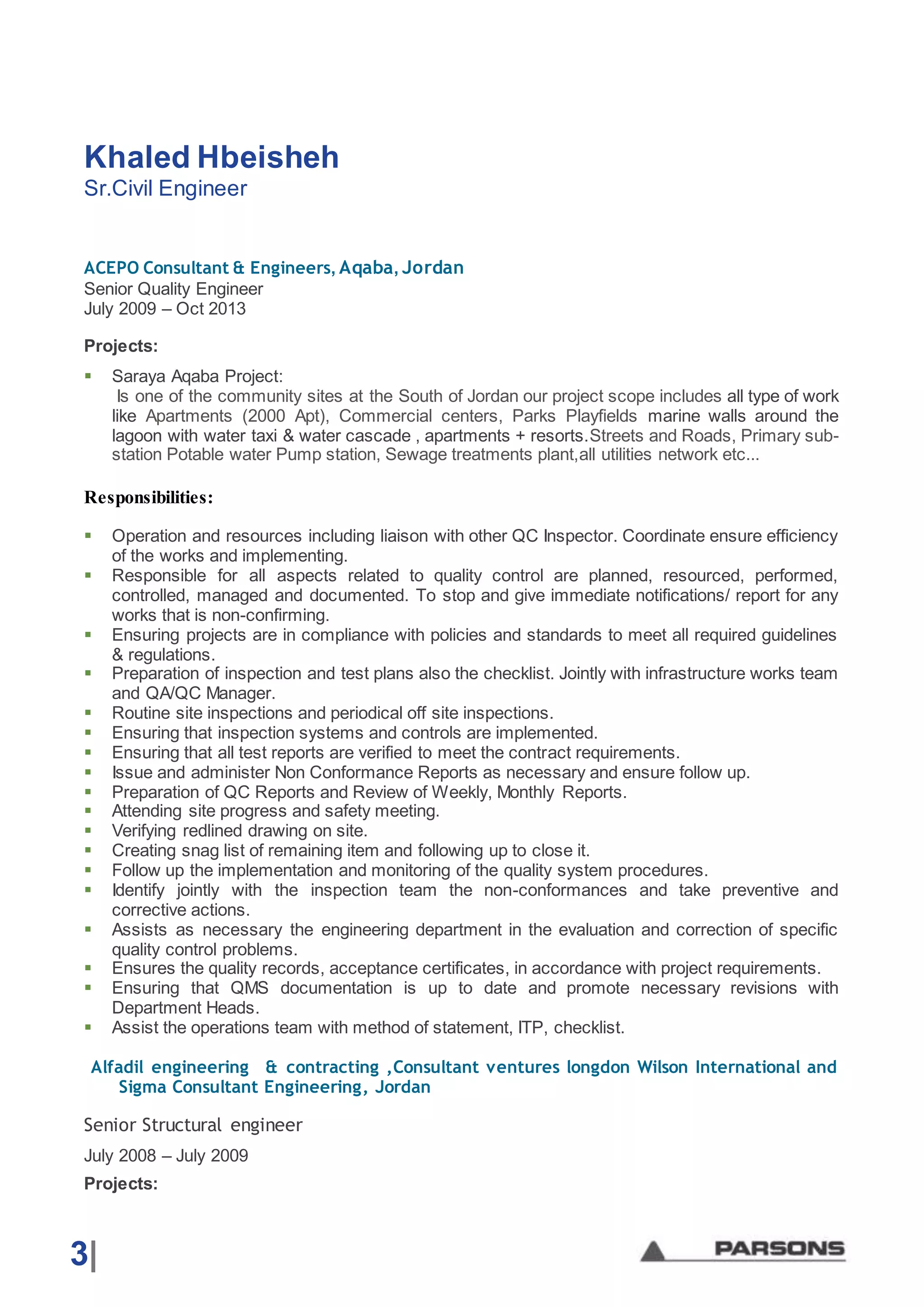 Khaled Hubaisheh Resume | DOCX