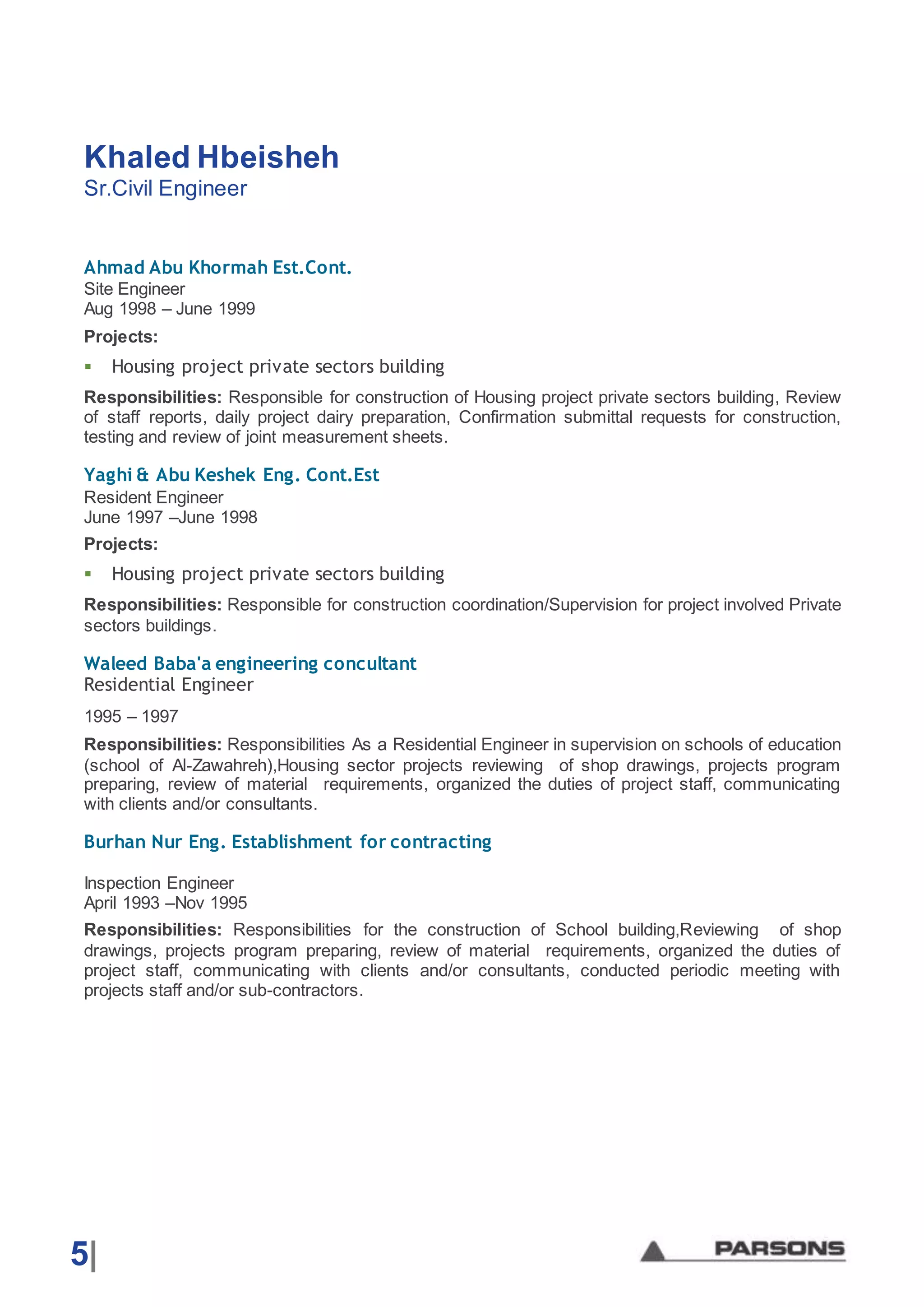 Khaled Hubaisheh Resume | DOCX