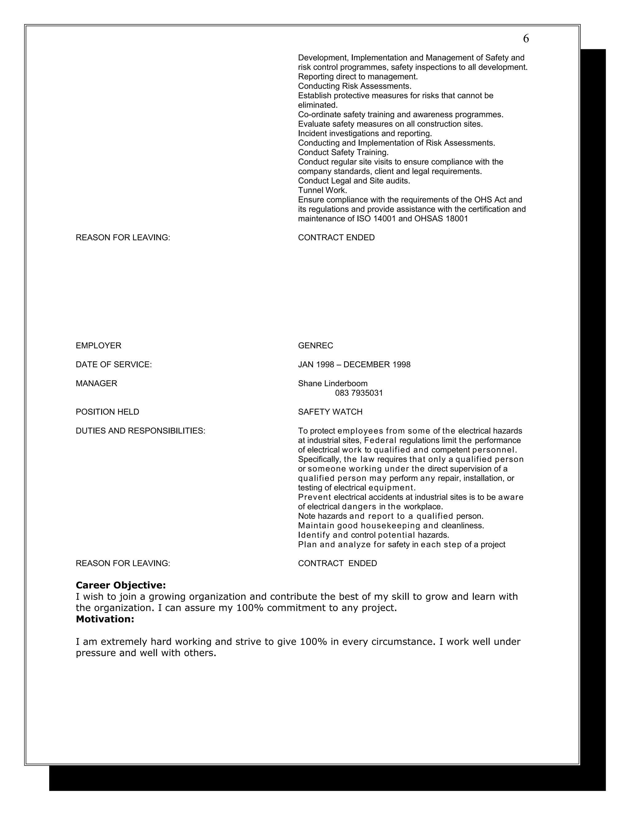 Warren Davids CV | DOC