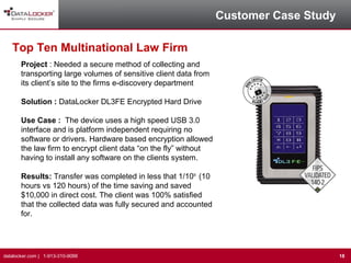 DataLockerOverview vs 3.9 Final_120715 | PPT