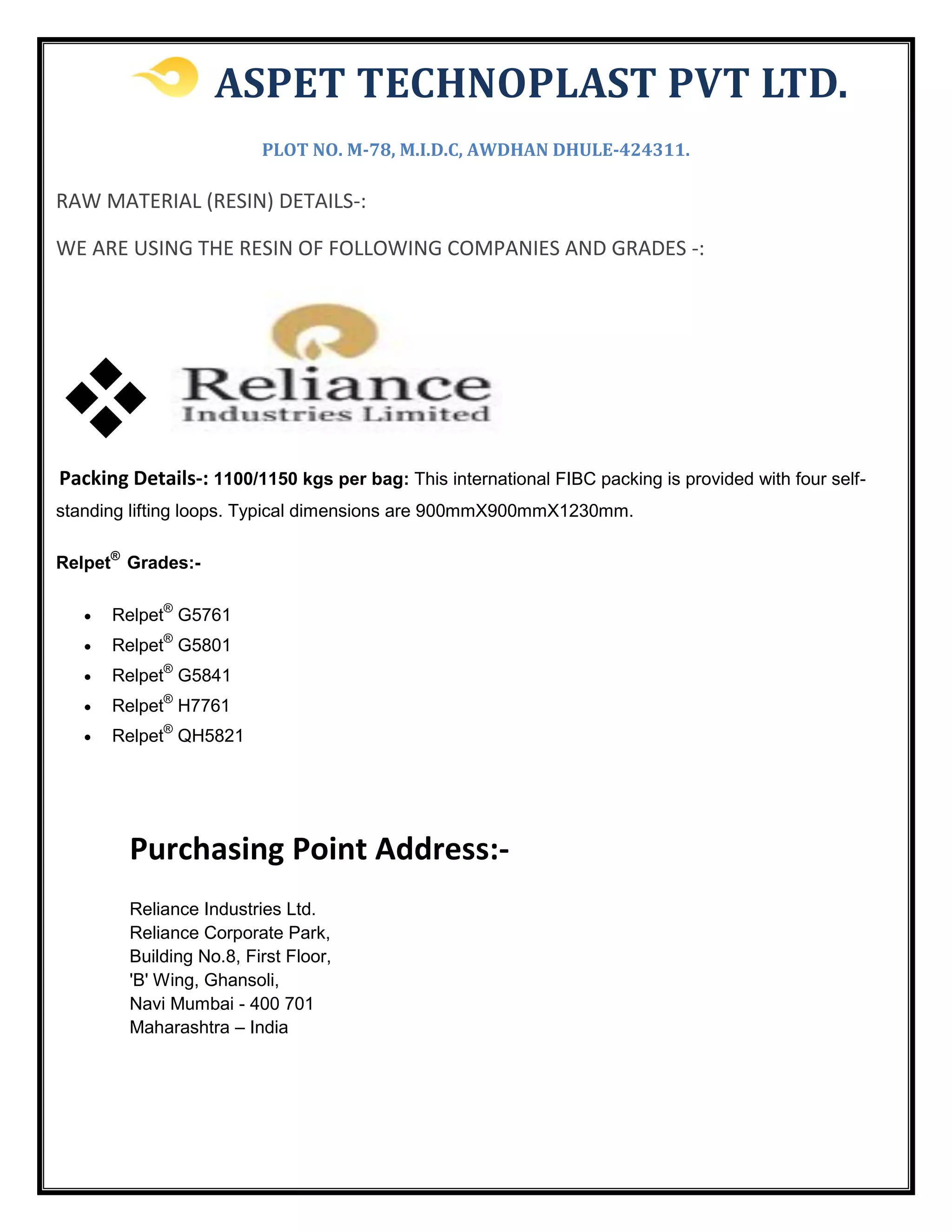 RESIN_PURCHASE | PDF