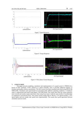 Implementation of Type-2 Fuzzy Logic Controller in PMSM Drives Using DSP | PDF