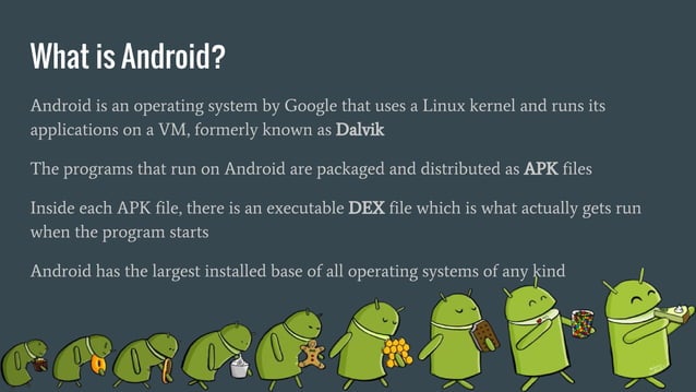 Linkedin Disassembling Dalvik Bytecode Ppt