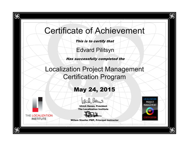 LPM Certificate | PPT