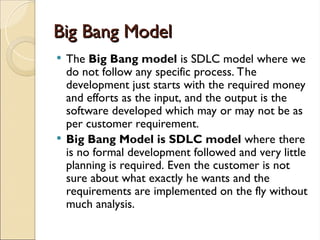 Different Models of System Development Life Cycle | PPT