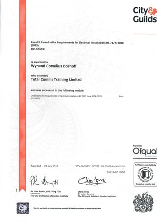 17th Edition Certificate | PDF