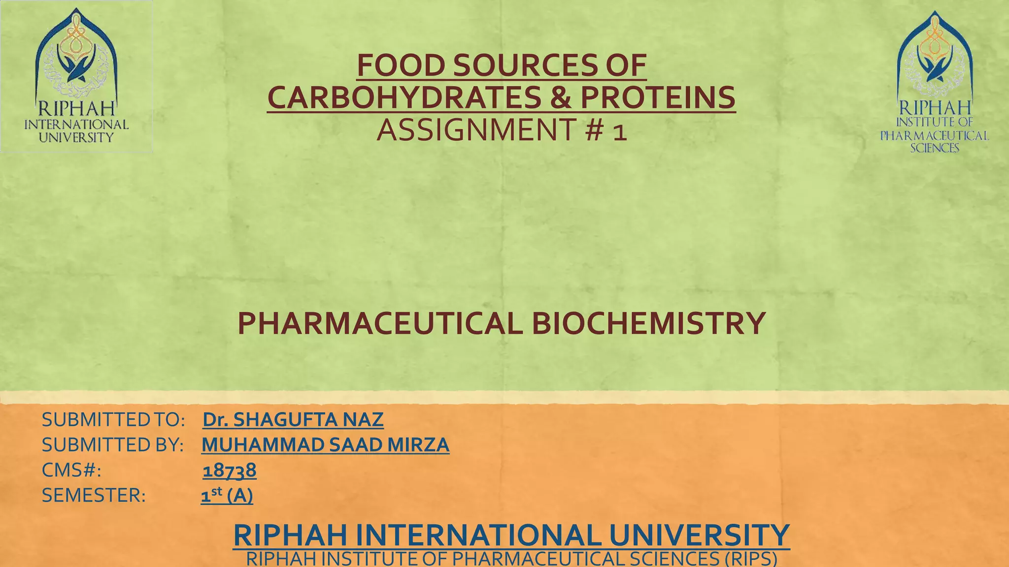 food sources of carbohydrates and proteins | PPT