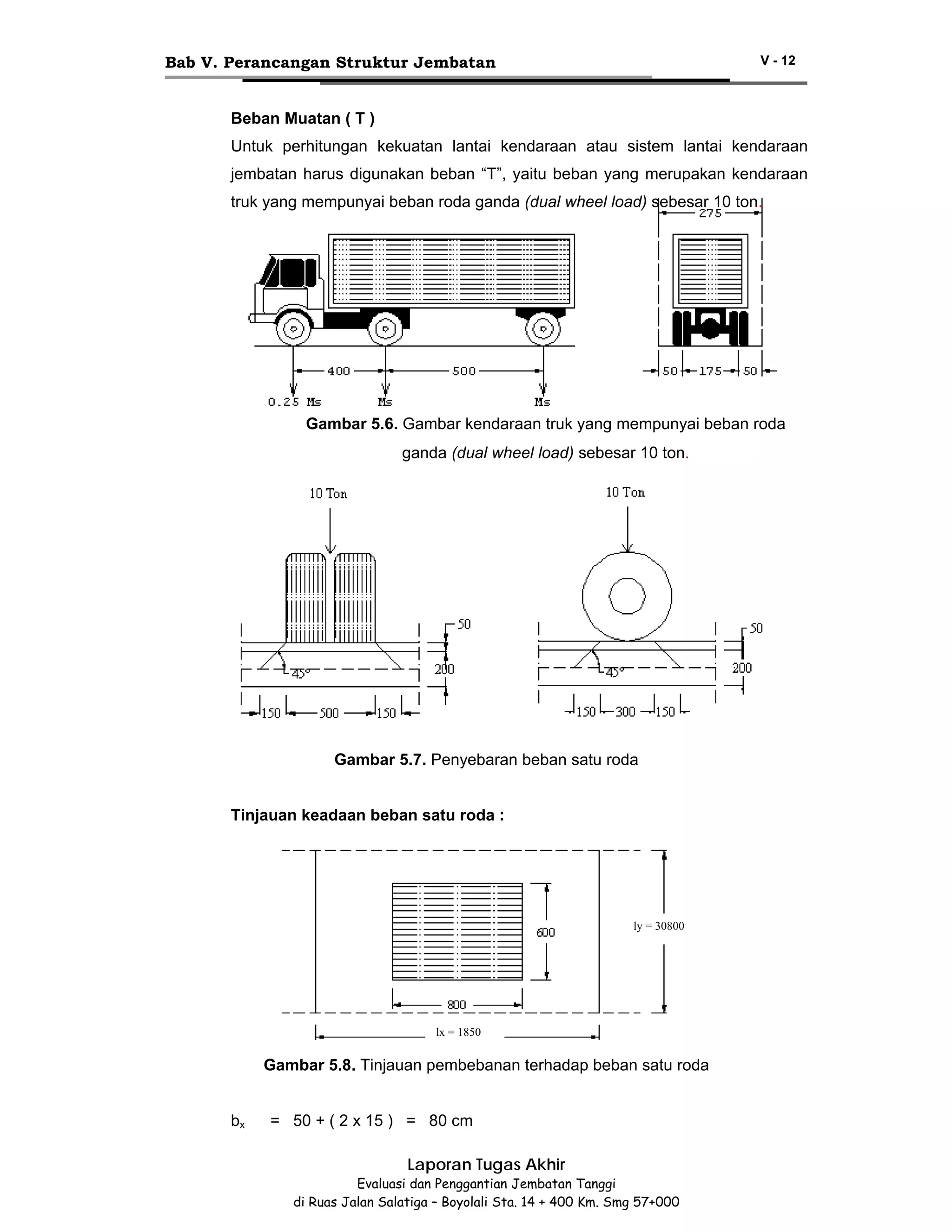 perhitungan jembatan | PDF