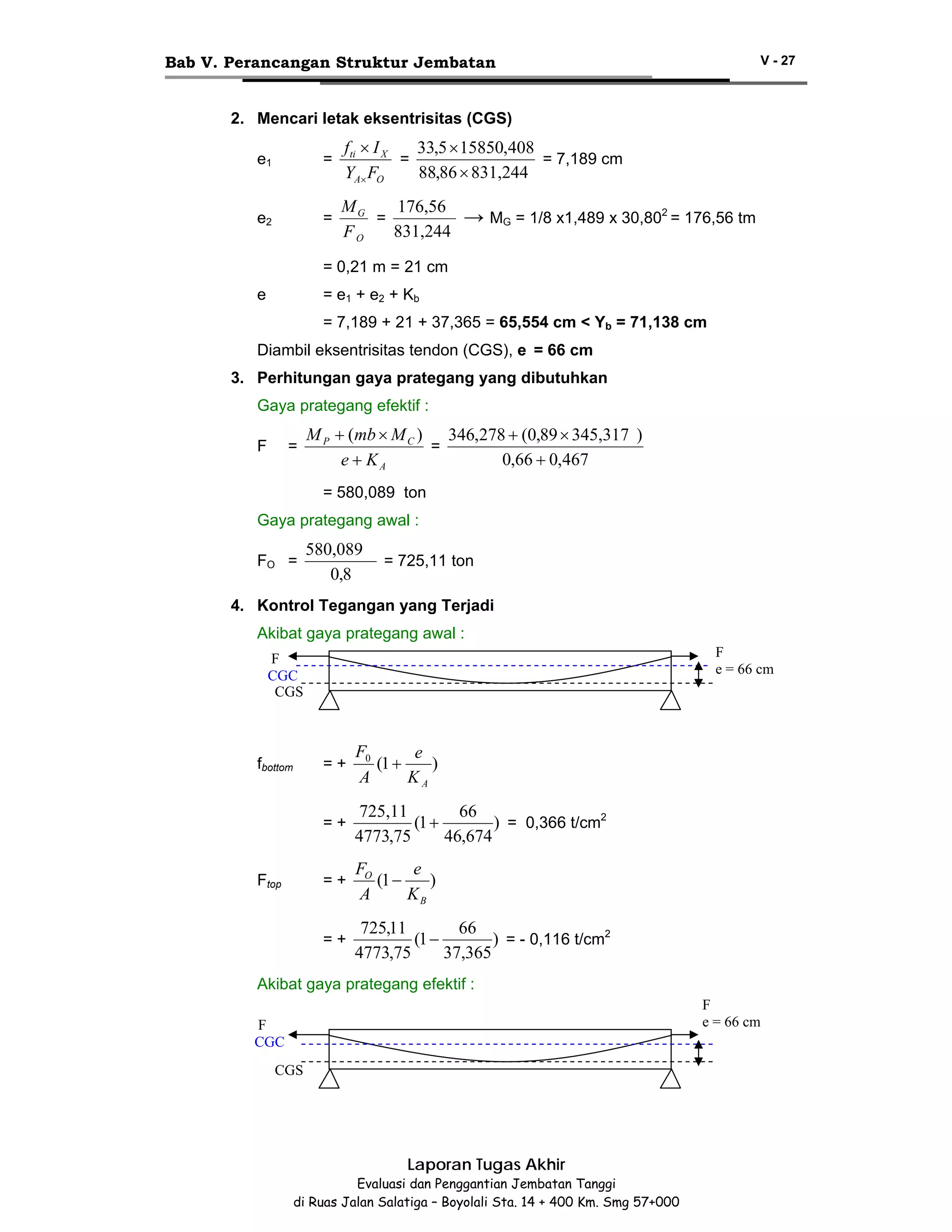 perhitungan jembatan | PDF
