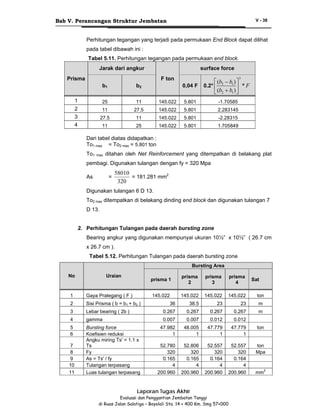 perhitungan jembatan | PDF