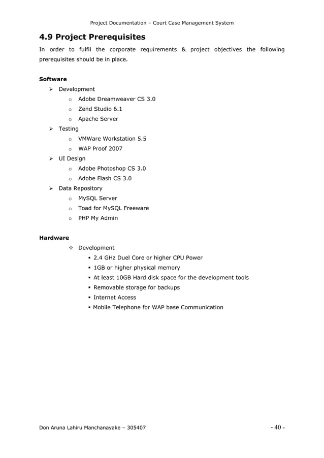 Court Case Management System | PDF