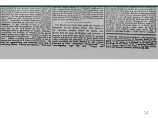 1875 Cambridge Corn Exchange Riots | PPTX