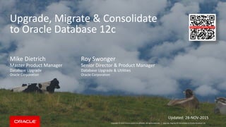 Oracle 12 Upgrade | PPT
