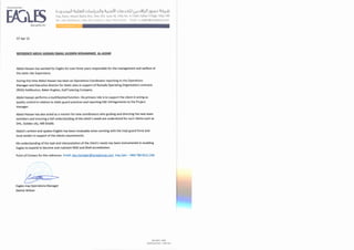 Abdul Hassan Ismael Recommendation Letters | PPT