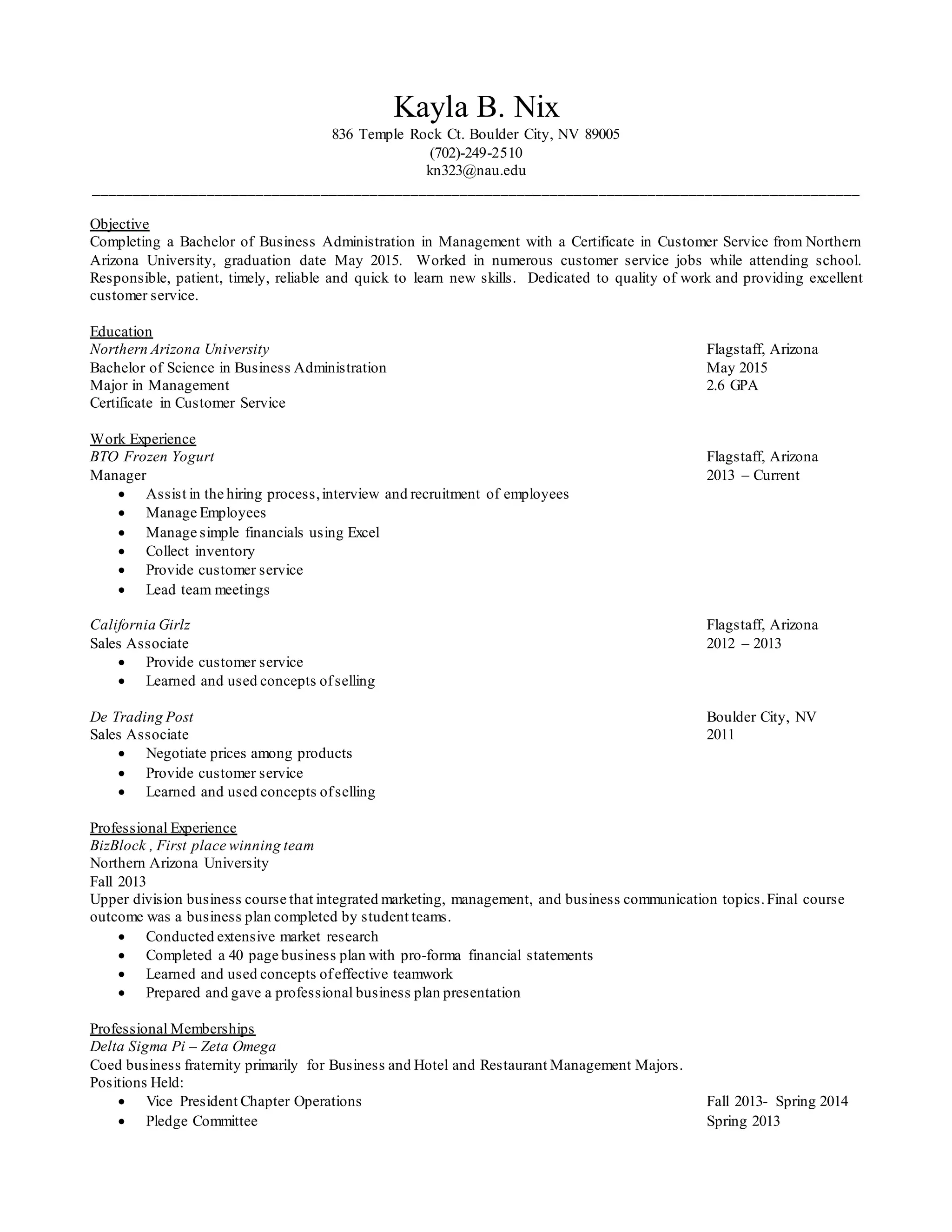 Kayla_Nix_Resume2014 | DOCX