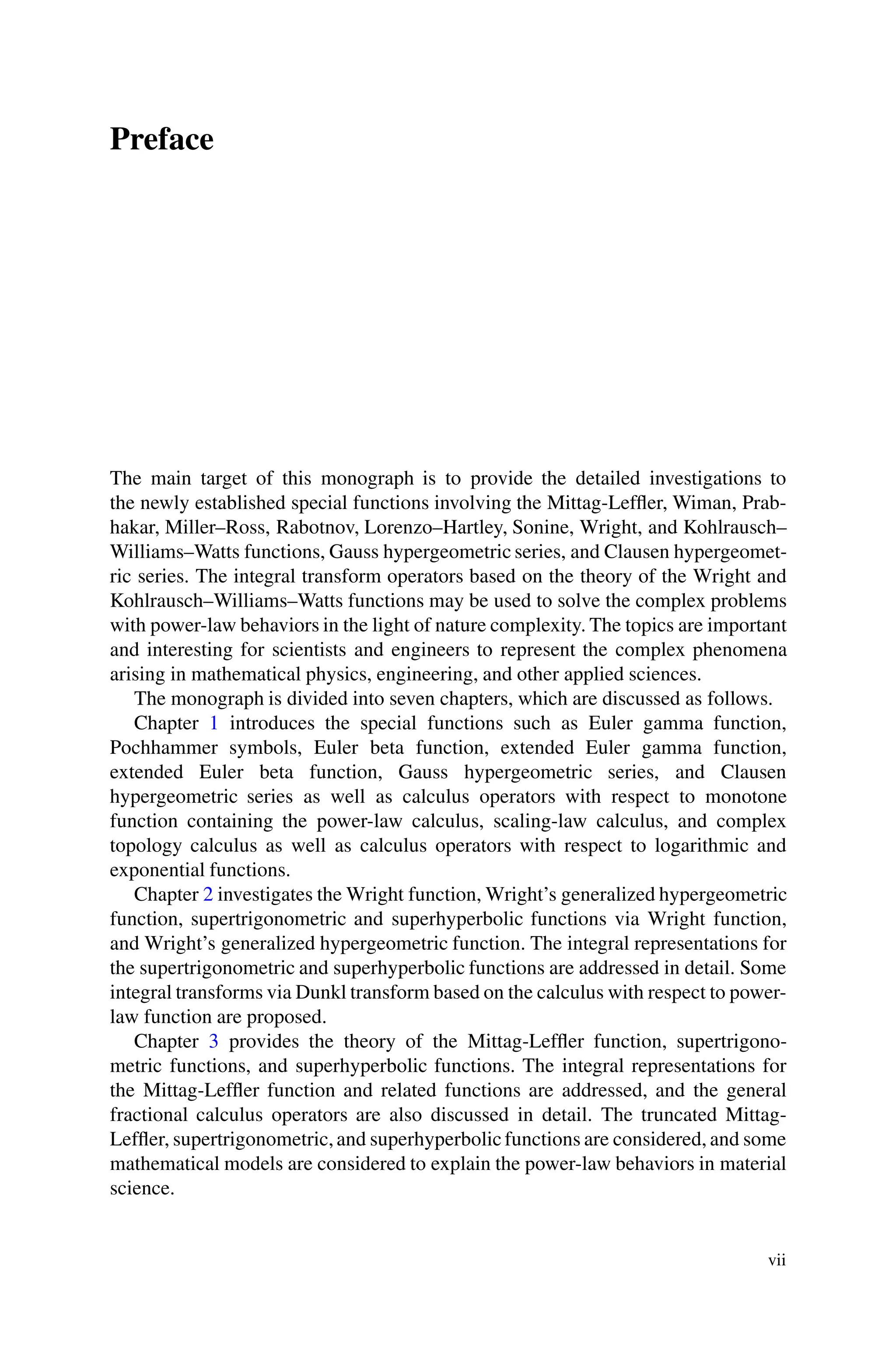 Theory And Applications Of Special Functions For Scientists And Engineers Xiaojun Yang | PDF