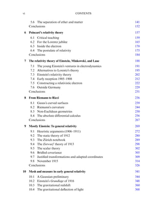 Relativity Principles And Theories From Galileo To Einstein Olivier ...