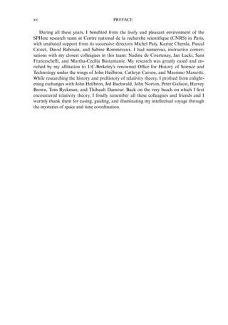 Relativity Principles And Theories From Galileo To Einstein Olivier ...