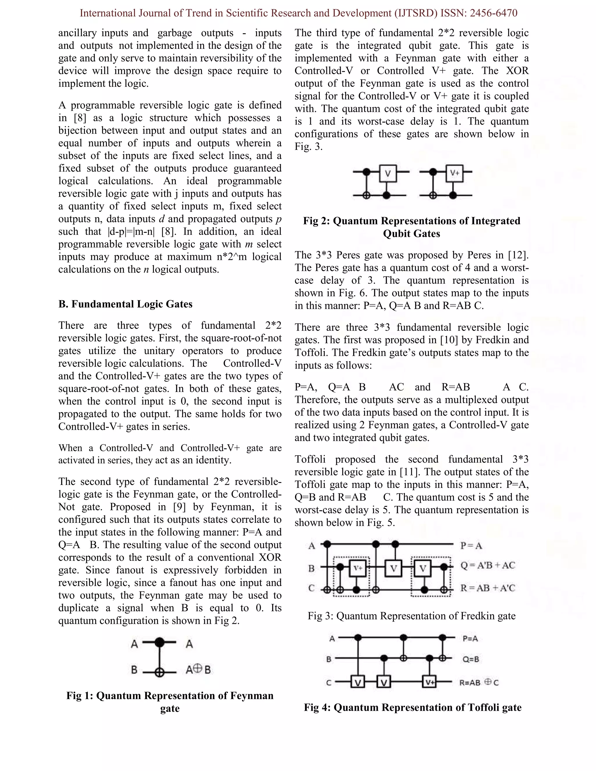 A Novel Design of a 4 Bit Reversible ALU using Kogge-Stone Adder | PDF