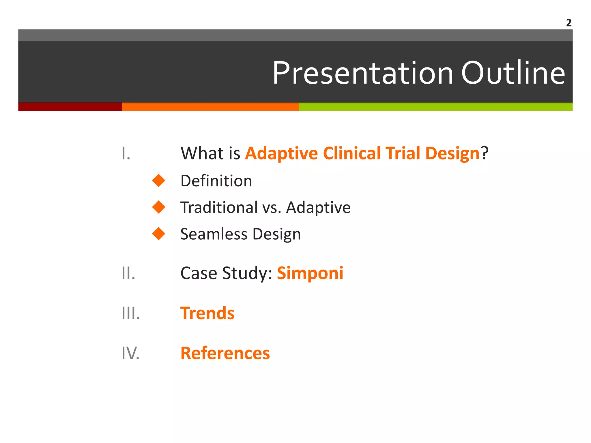 Adaptive Clinical Trials - Presentation PHA661 - Submitted by Esther ...