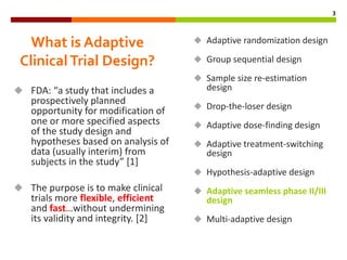 Adaptive Clinical Trials - Presentation PHA661 - Submitted by Esther ...