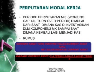 MANAJEMEN MODAL KERJA | PPTX