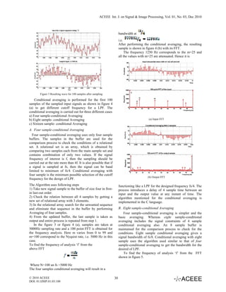 Conditional Averaging a New Algorithm for Digital Filter | PDF