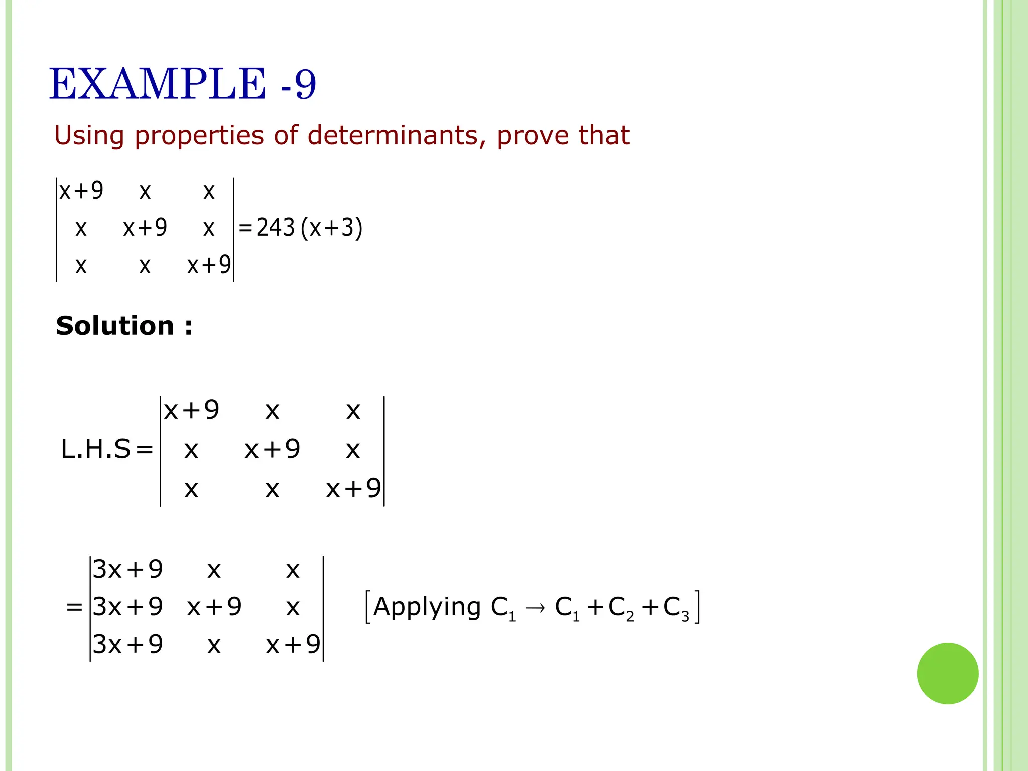 Matrices and determinants for graduation Engineering.ppt