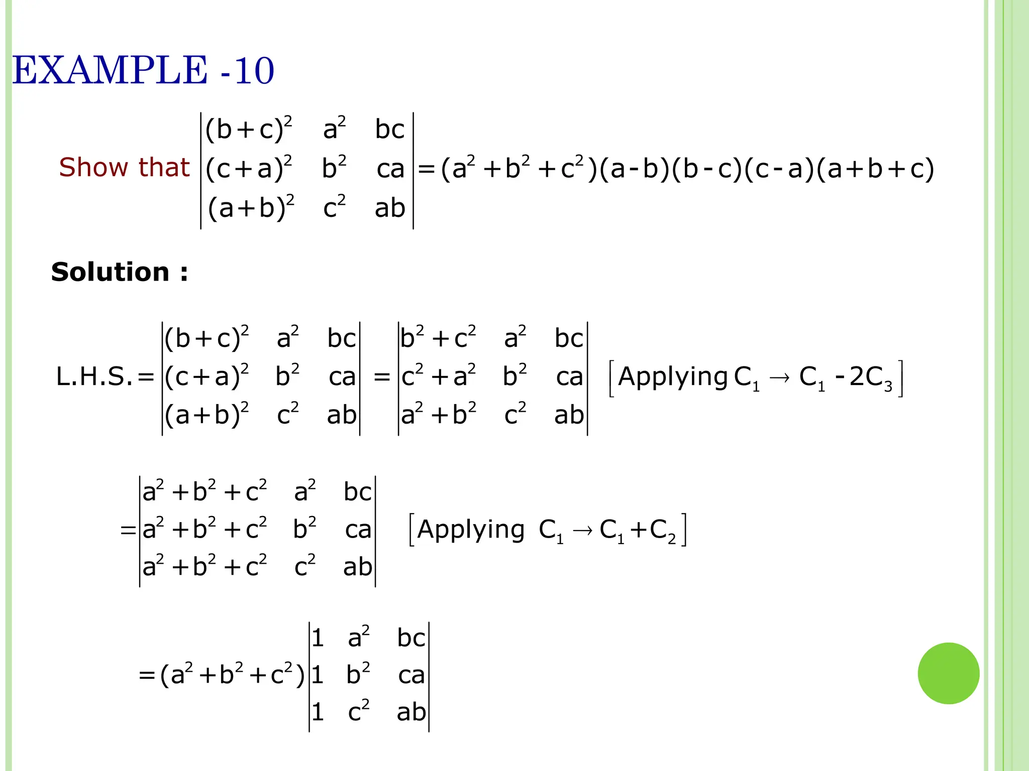 Matrices and determinants for graduation Engineering.ppt
