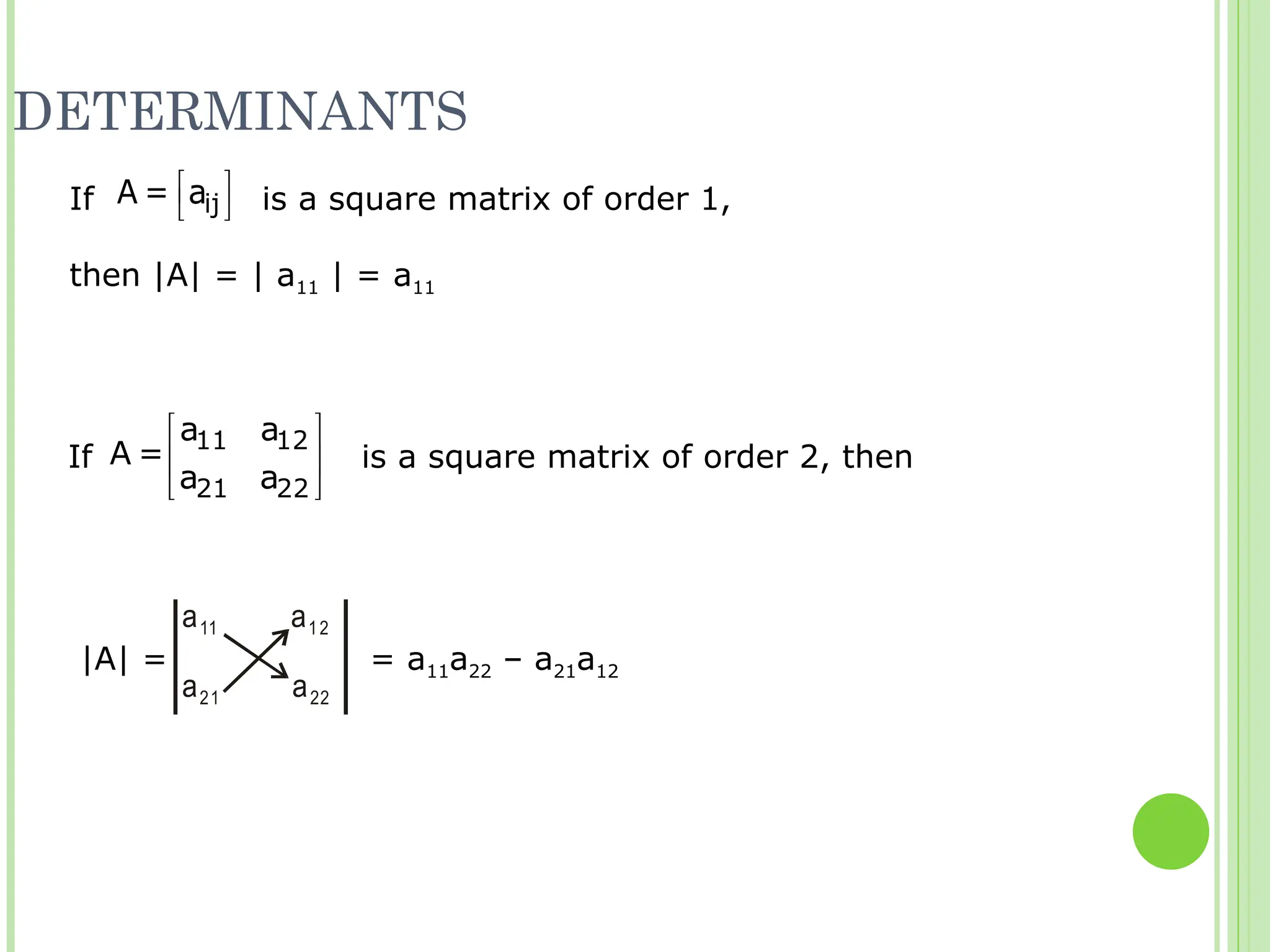 Matrices and determinants for graduation Engineering.ppt