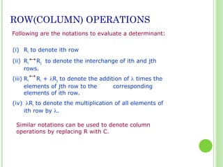Matrices and determinants for graduation Engineering.ppt