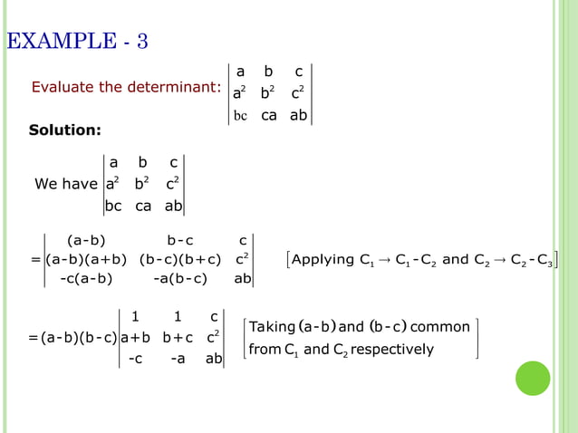 Matrices and determinants for graduation Engineering.ppt
