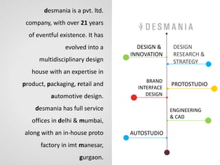 Desmania Company Profile | PPTX