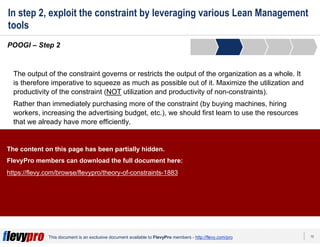 Theory of Constraints | PDF | Business | Business and Finance