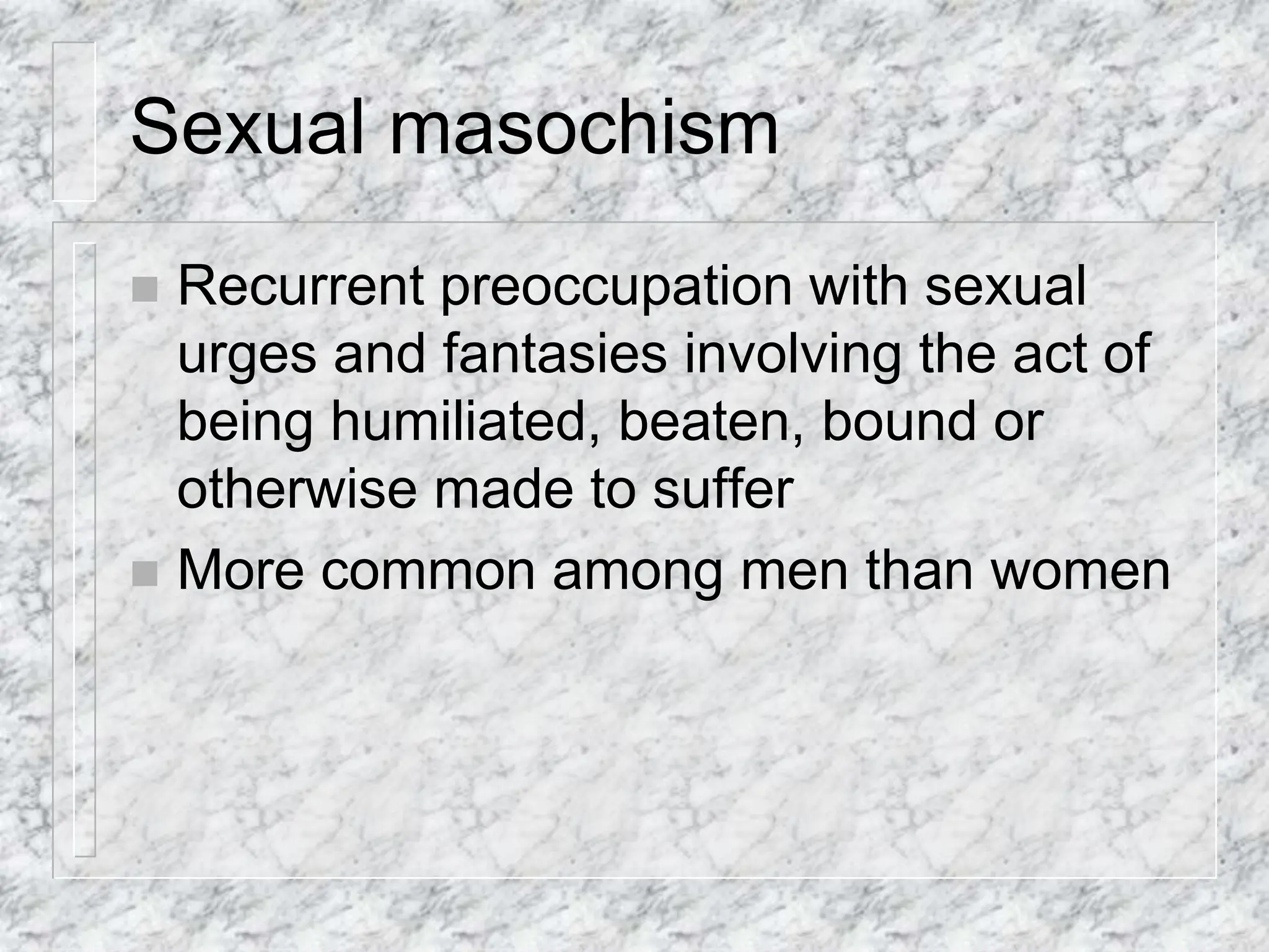 188407966 Sexual Disorders Powerpoint Presentation Ppt