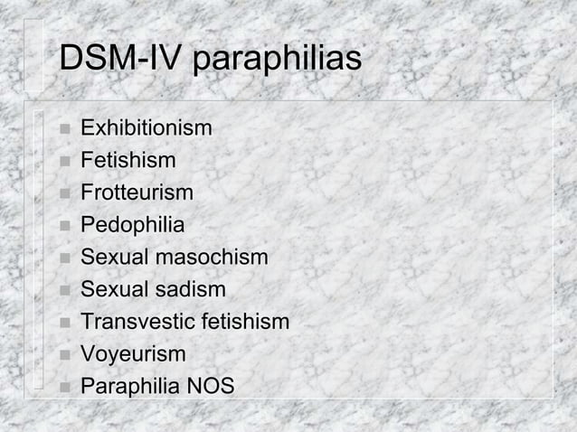 188407966 Sexual Disorders Powerpoint Presentation Ppt