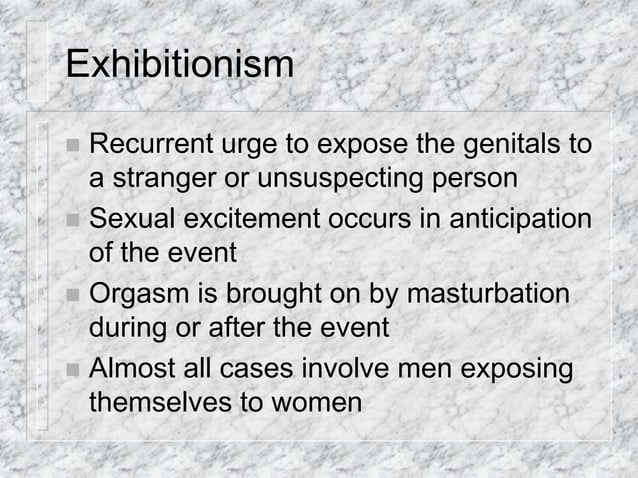 188407966 Sexual Disorders Powerpoint Presentation Ppt