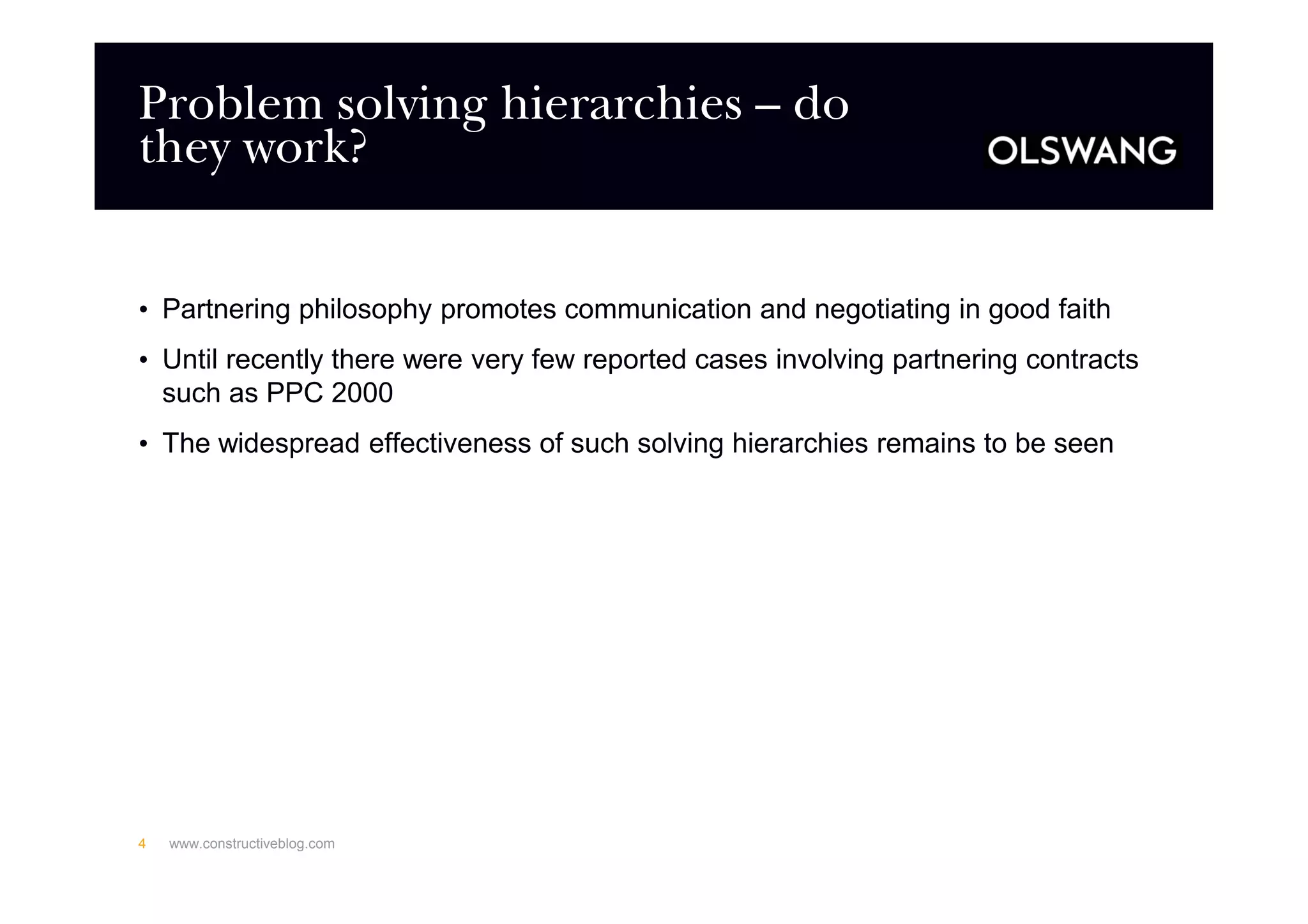 Early Dispute Resolution in the Construction Industry | PDF | Law