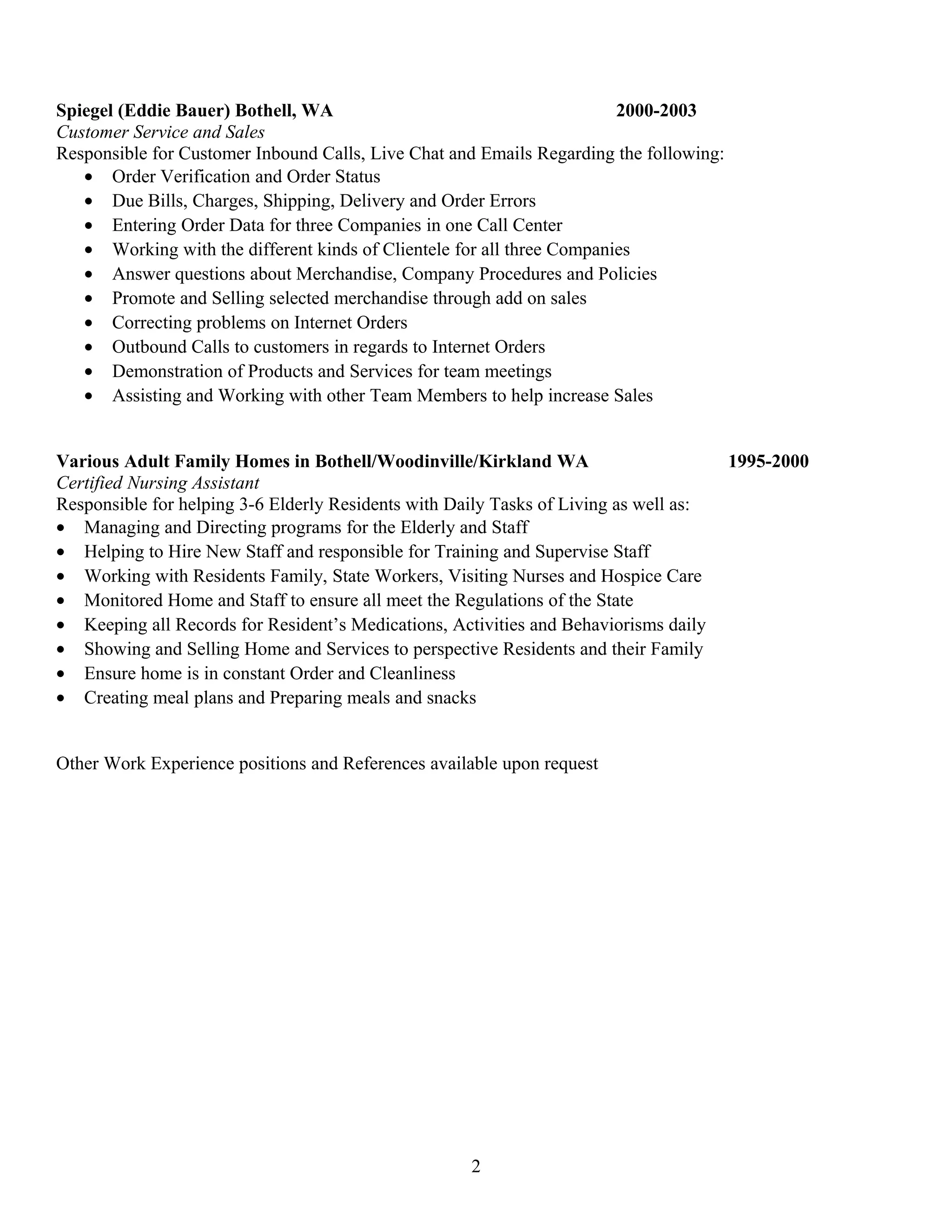 Beverly Lackenbauer Resume | DOC | Healthcare Industry | Industries