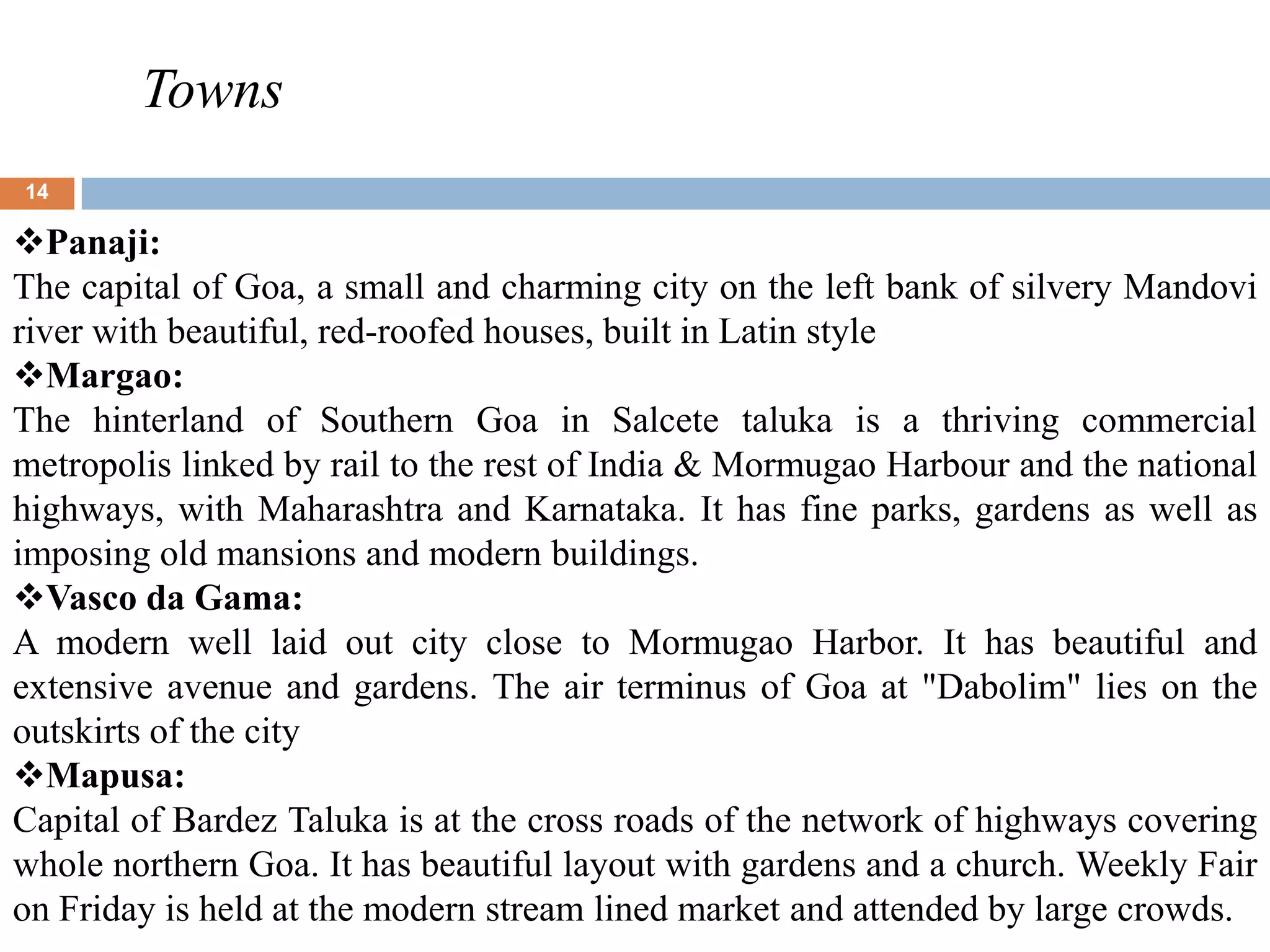 "STUDY OF GOA STATE TOURISM SCENARIO: AN INDIAN CONTEXT" | PPTX