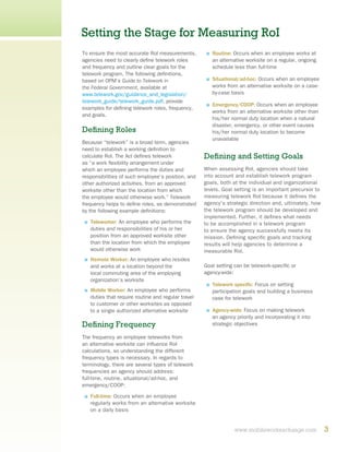 Measuring Telework RoI | PDF