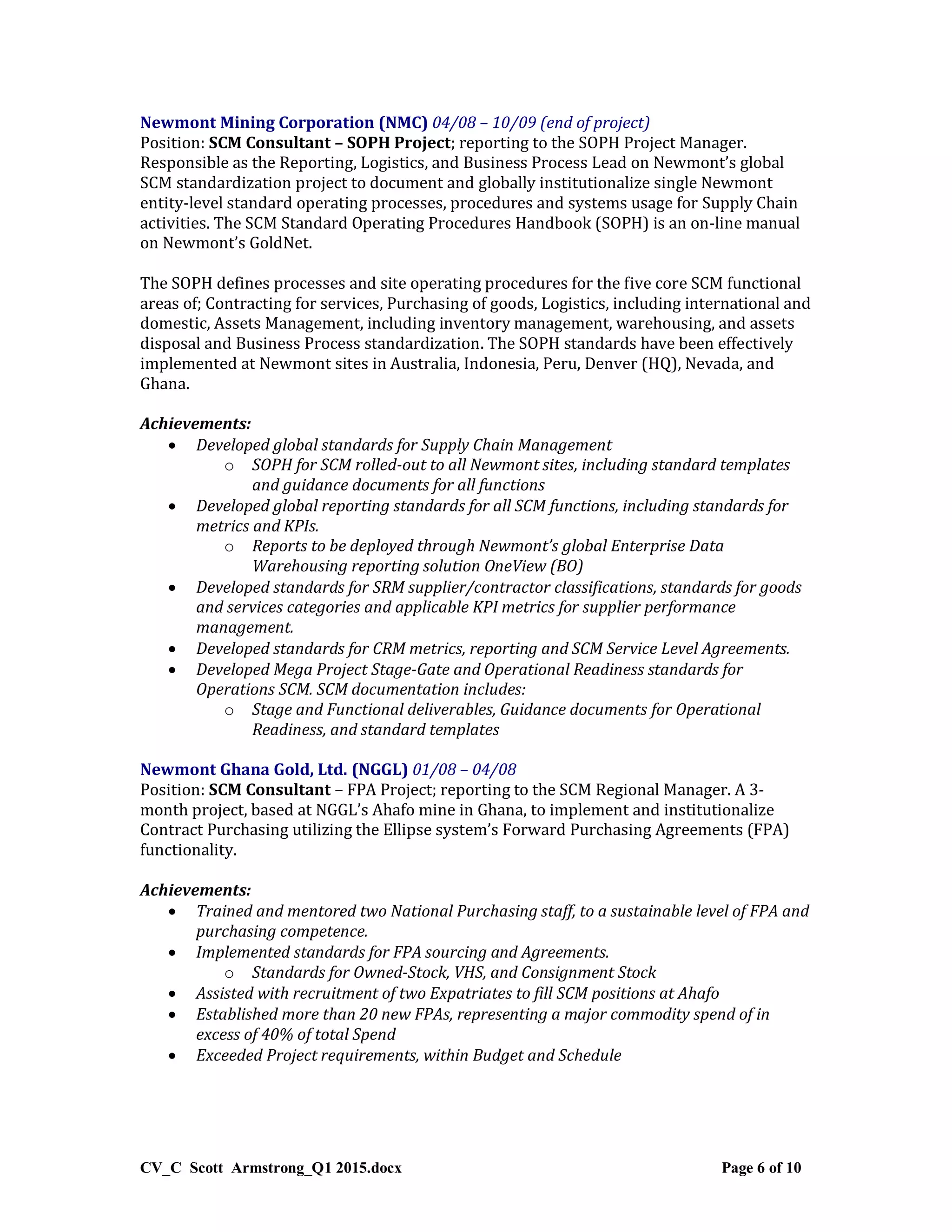 CV_C Scott Armstrong_Q2 2015 | PDF